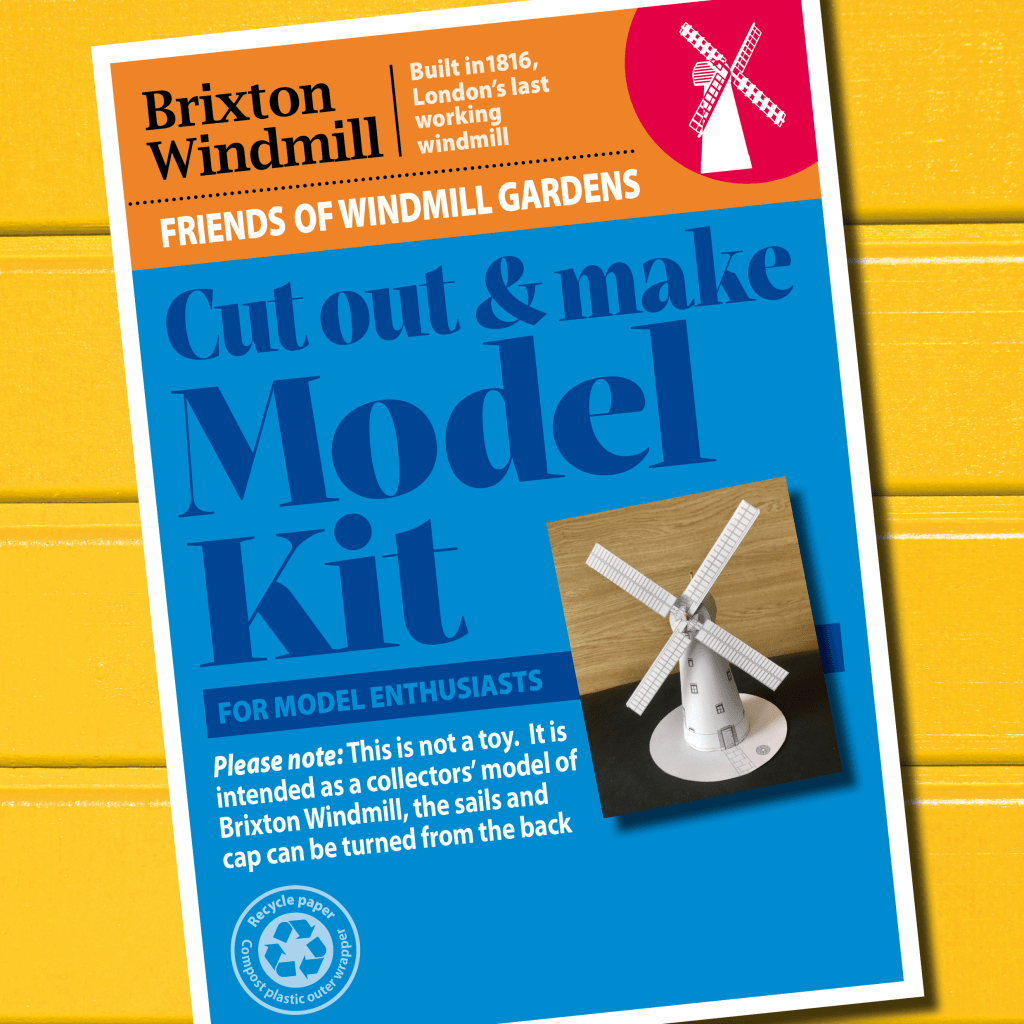 Cut out & make Brixton Windmill model kit | Brixton Windmill ...