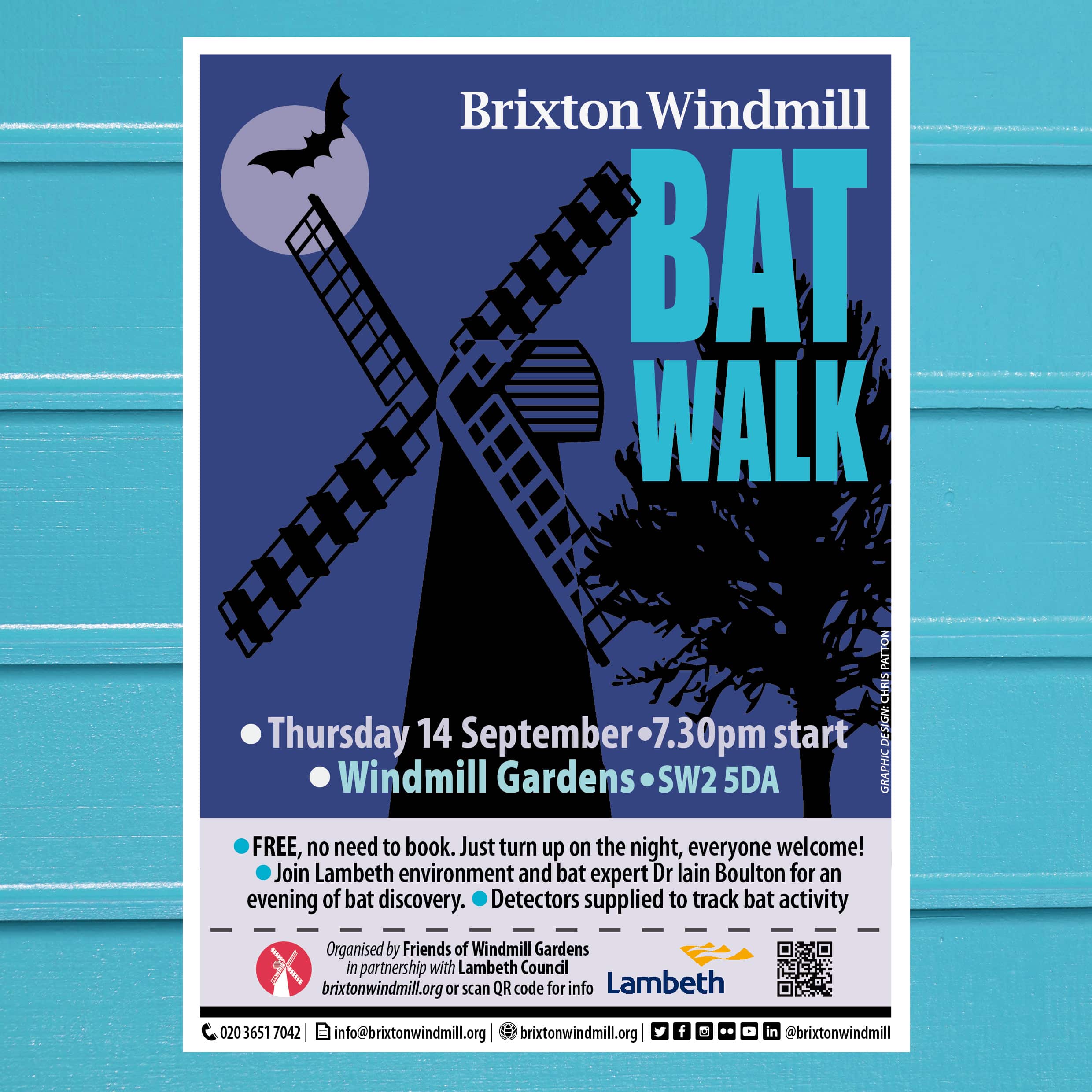 Free Bat Walk with Dr Iain Boulton | Brixton Windmill & Education Centre